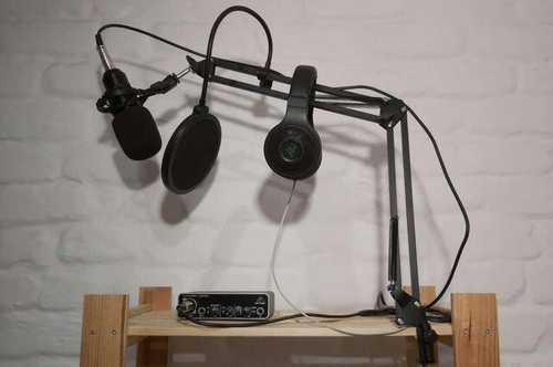 Набор для студийной звукозаписи: микрофон bm800 +