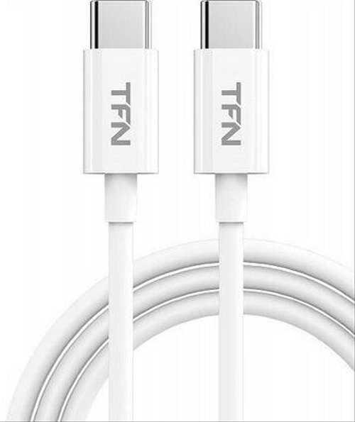 TFN Кабель USB Type-C - USB Type-C, 1 м белый (Бел