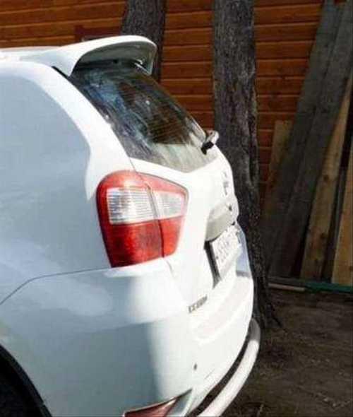 Защита заднего бампера nissan terrano