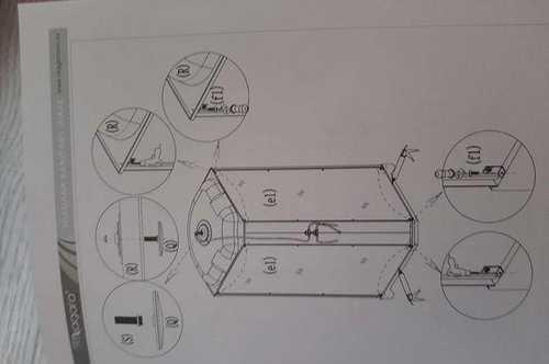 Стёкла от душевой кабинки