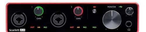Focusrite scarlett 4I4 3RD GEN
