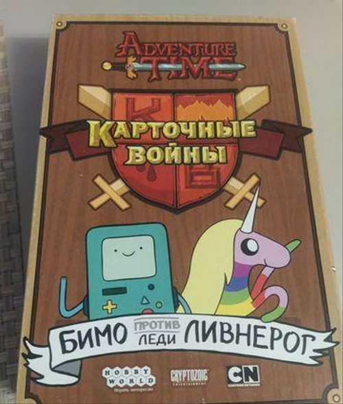 Настольная игра Adventure times Карточные войны