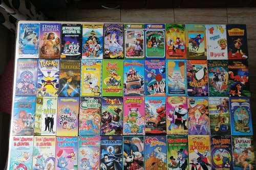 Коллекция мультиков № 3. видеокассеты VHS
