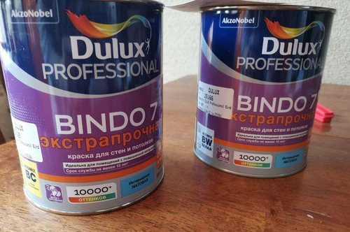 Краска для стен dulux bindo 7 1л