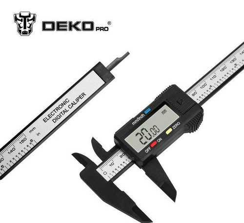 Штангенциркуль цифровой deko Mechanic 150