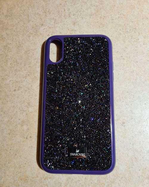 Чехол Swarovski purple