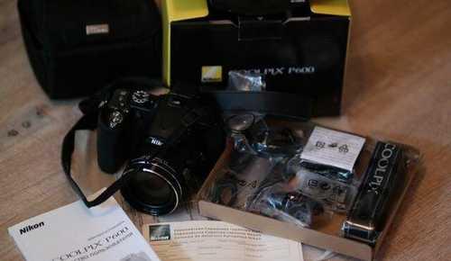 Nikon coolpix p600 (новый) + сумка nikon оригинал