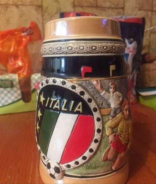 Кружка пивная Италия