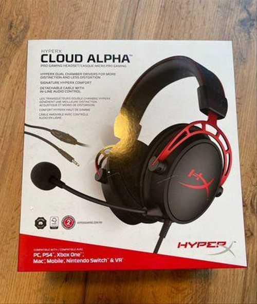 Игровая гарнитура HyperX Cloud Alpha Red