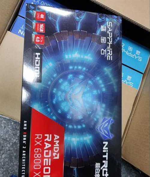 Видеокарта Sapphire nitro + radeon rx 6800xt