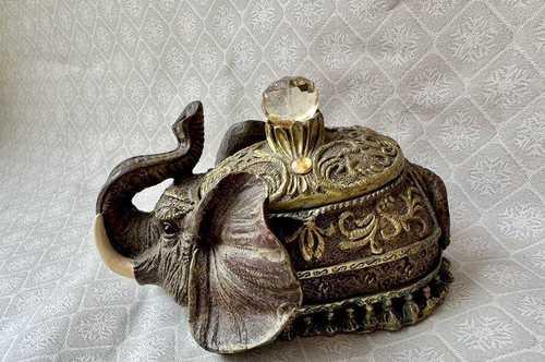 Шкатулка для украшений слоник