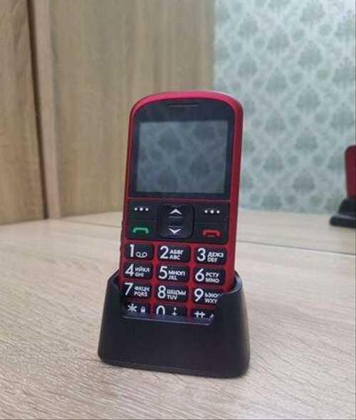 Сотовый телефон Ginzzu R12D красный