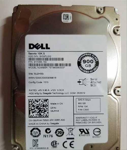 Жёсткий диск Seagate 900Gb ST9900805SS