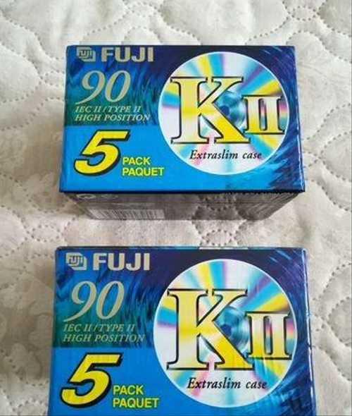 Аудиокассеты тип II, Fuji KII 90, 10 шт