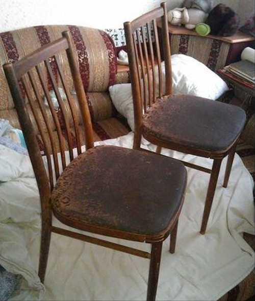 Винтажные стулья "Древоуния", Чехословакия