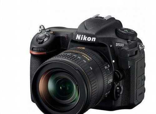 Фотоаппарат Nikon D500 Kit AF-S DX nikkor 16-80mm