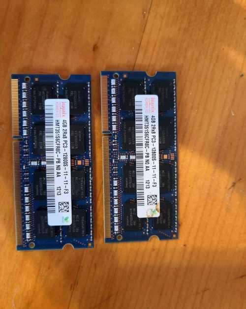 Оперативная память ddr3 hunix 4gb 2Rx18 PC3