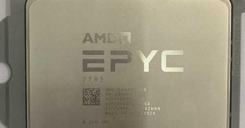AMD epyc 7T83 64 core 2.45-3.5Ghz аналог epyc 7763
