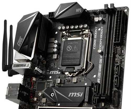 Материнская плата MSI MPG Z390I gaming edge AC