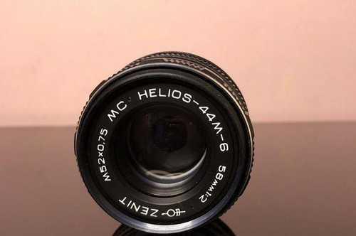 Объектив Helios-44М-6 58мм 1:2 м52х0,75 MC