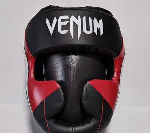 Боксерский шлем Venum Black-Red