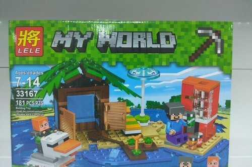 Конструктор MY world (Майнкрафт) 33167, 179 дет