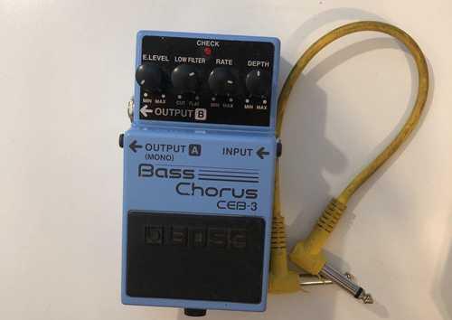 Гитарная педаль boss Bass chorus CEB-3