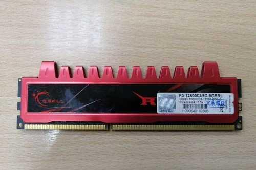 Оперативная память DDR3 GSkill 4Gb 1600MHz