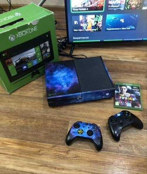Xbox one полный комплект 2 геймпада