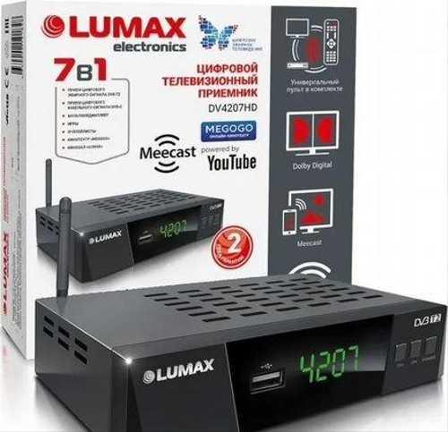 Новый телевизионный приемник lumax DV4207HD