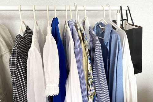 Блузки и рубашки Zara, H&M S-L