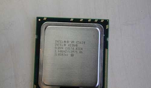 Процессор CPU intel xeon E5620 slbv4 2.4GHz LGA136