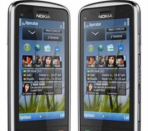 Комплект, новый Nokia C6-01
