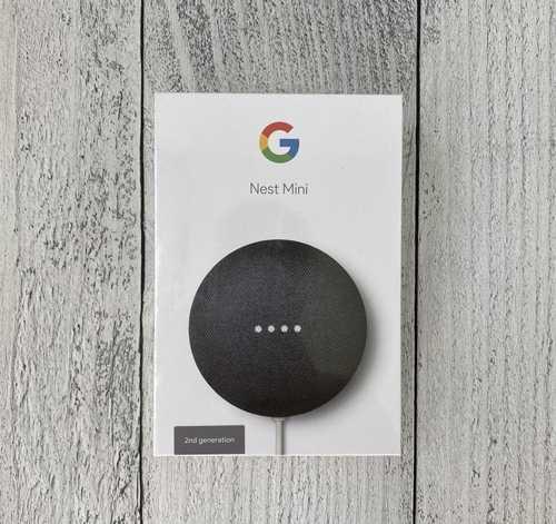 Умная колонка Google Nest Mini 2 Черная