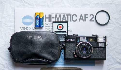 Minolta Hi-Matic AF2 пленочная автофокусная камера
