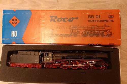 Модель паровоза BR01 168, Roco 1/87