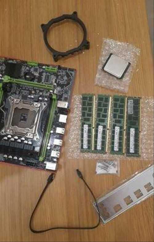 Комплект alzenit X79 Xeon E5 2689 32g DDR3 1666mгц
