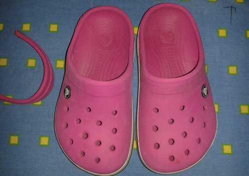 Настоящие Crocs Кроксы шлёпки с нюансом:) р-р 33