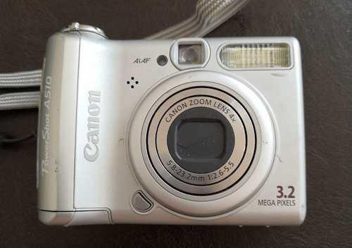 Цифровой фотоаппарат Canon PowerShot A510