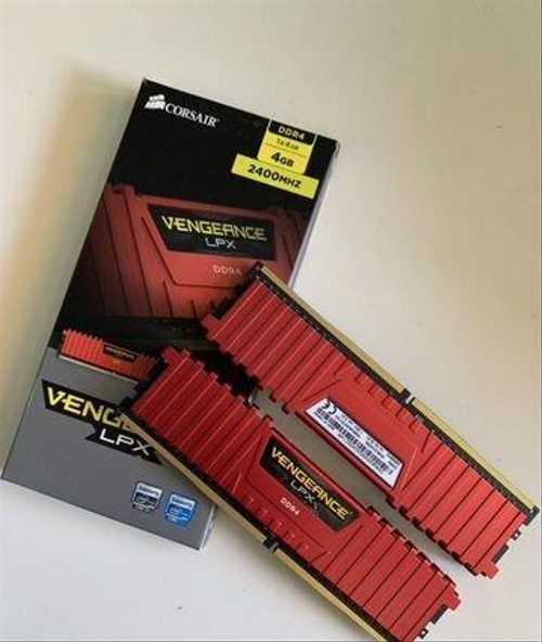 Оперативаная память Corsair Vengeance LPX 2400MHz