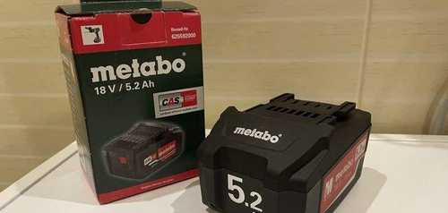 Аккумулятор Metabo 18V 5.2Ah