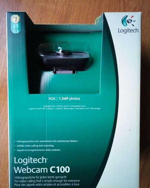 Веб-камера Logitech webcam c100