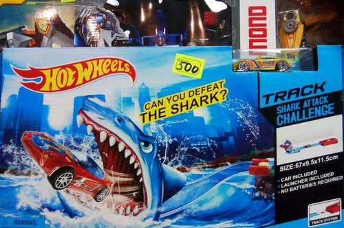 Хотвилс трек акула hot wheels shark