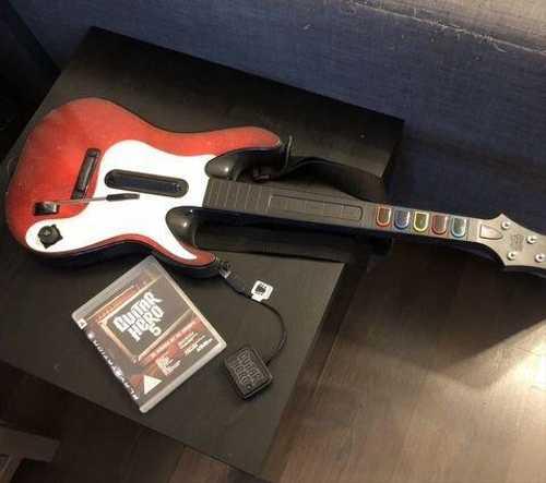 Guitar Hero 5 для PS3 - игра и гитара