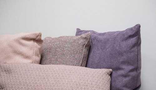 Декоративные подушки ED розового цвета 50х50 см