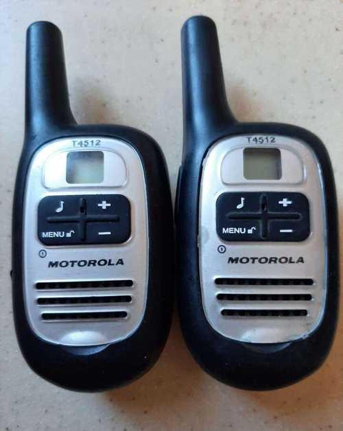 Рация Motorola T4512 2шт