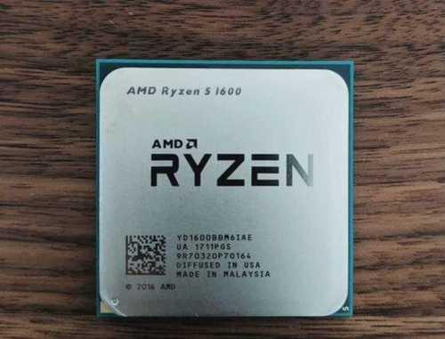 Комплект AMD Ryzen 5 1600 + Asus Prime A320M-K