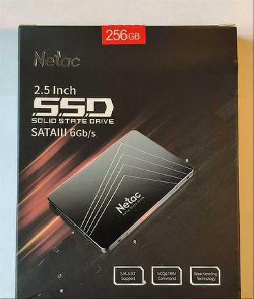 Ssd накопитель новый Netac 256гб