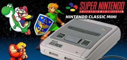 Snes mini + большая коллекция игр