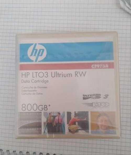 Картриджи стримера HP LTO-3 Ultrium800GB RW, новые